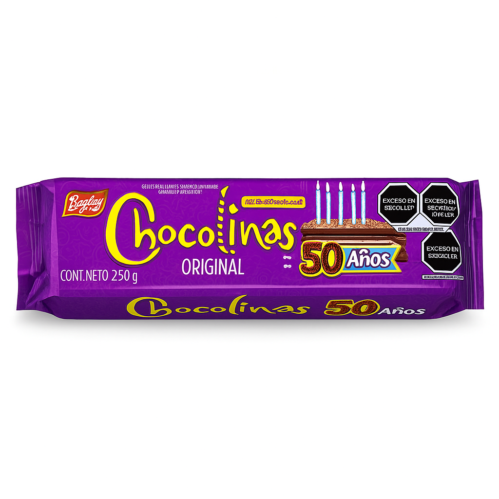 Chocolinas Bagley 250g Chocolate Original – Punto929 MX